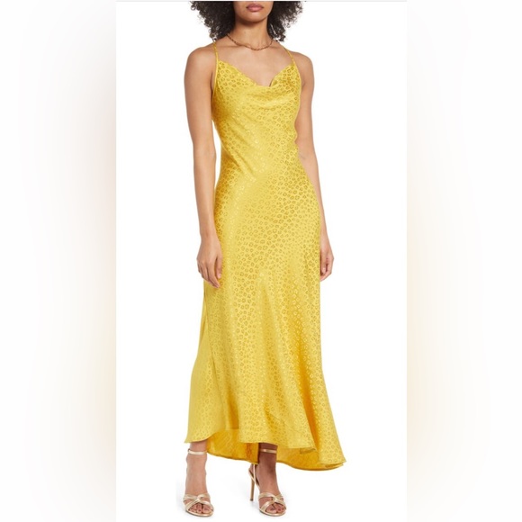 Halogen | Dresses | Halogen Satin Midi Dress Curry | Poshmark